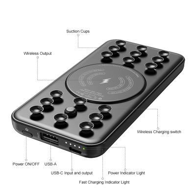Cina la Banca senza fili di potere di Iphone dell'ABS di 10Watt Max Portable Wireless Phone Charger 10000mAh in vendita
