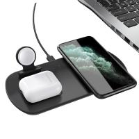 China CE USB C Qi Wireless Charging Dock With 5V 2A 9V 1.67A Input for sale