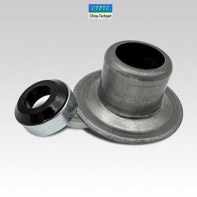 China Belt Conveyor 76mm Idler Ball Bearing Housing TK6204-76 Pressed Bearing Cap for sale