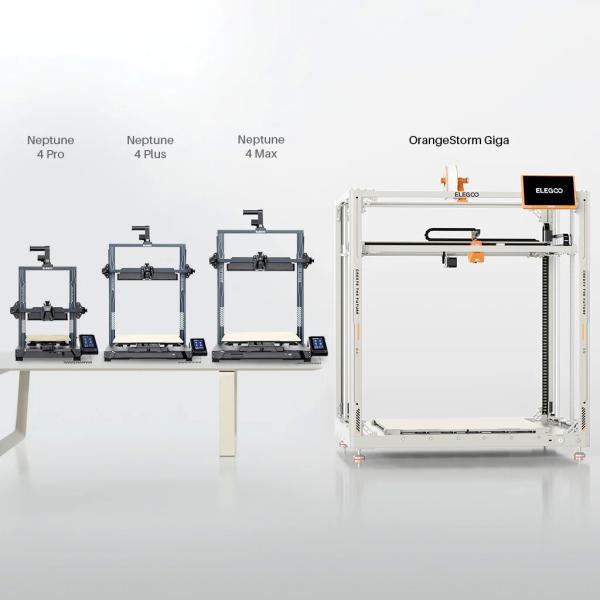 Quality Elegoo OrangeStorm Giga Large Printer Size 1224x1164x1425mm High Speed FDM 3D for sale