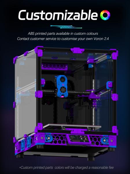 Quality SIBOOR VORON 2.4 R2 3D Printer HIWIN & SIBOOR Rails 300x300mm/350x350mm with for sale