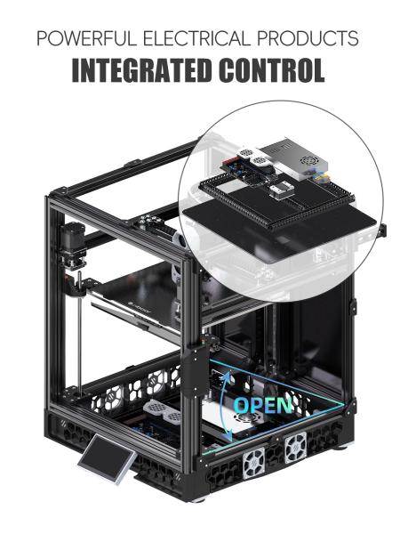 Quality SIBOOR Voron Trident 3D Printer CNC Metal Structure 4AWD CoreXY & All HIWIN for sale