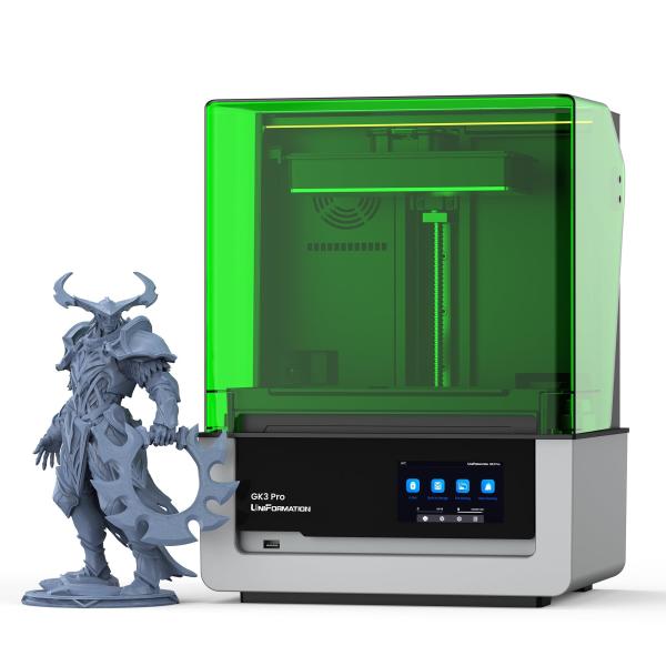 Quality UniFormation GK3 PRO LCD Printer 0.3'' LCD Photocuring Resin 3d Model Making for sale