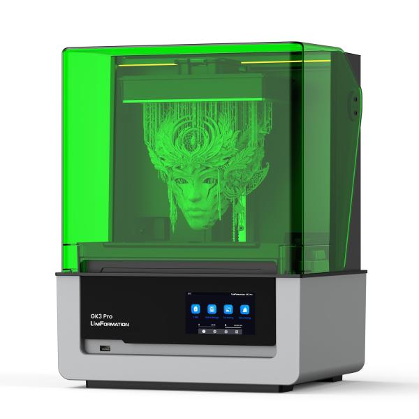 Quality UniFormation GK3 PRO LCD Printer 0.3'' LCD Photocuring Resin 3d Model Making for sale