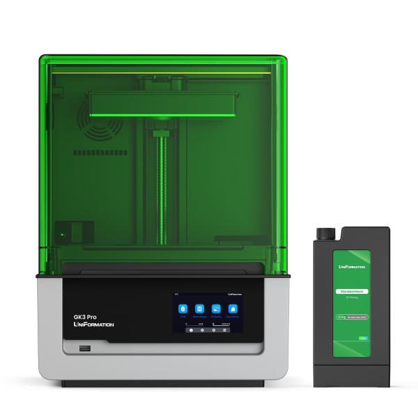 Quality UniFormation GK3 PRO LCD Printer 0.3'' LCD Photocuring Resin 3d Model Making for sale