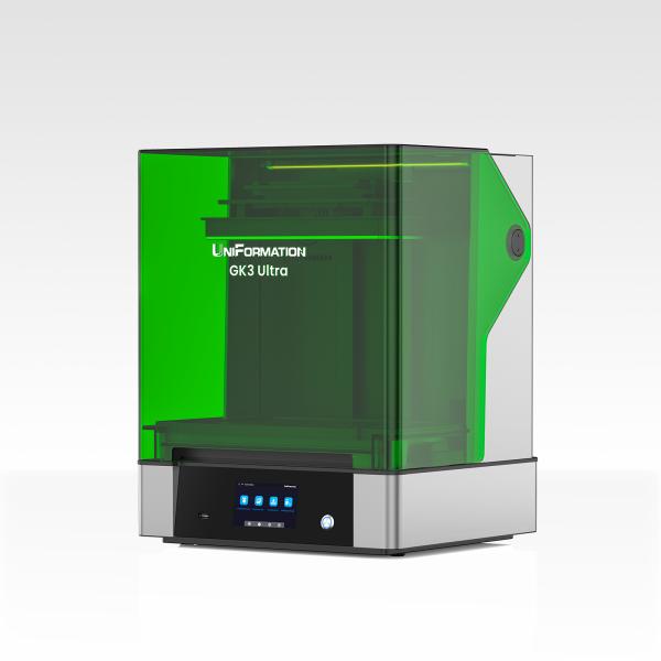 Quality UniFormation GK3 Ultra LCD Printer0.3'' LCD Photocuring Resin 3d Model Making for sale