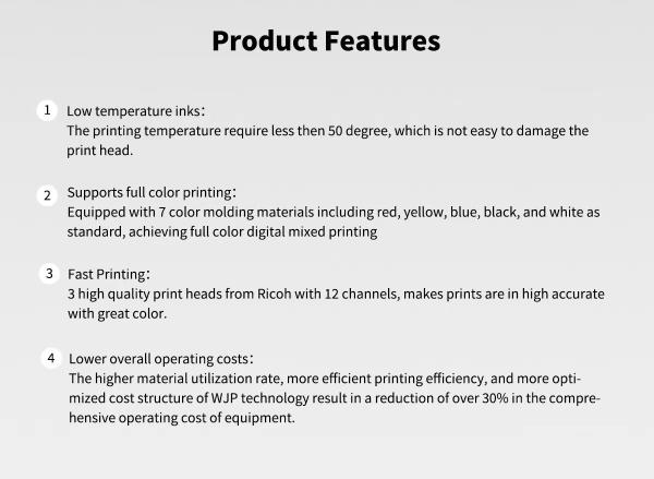 Quality Antinsky J4540 Plus Full Color Multi Material 3d Printer Low Temperature Inks for sale