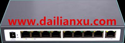 China 9ports 8ch 10/100M/1000M Gigabit POE Ethernet+1ch 10/100M/1000M uplink Ethernet industry POE switch DC 48V 24V Optional for sale