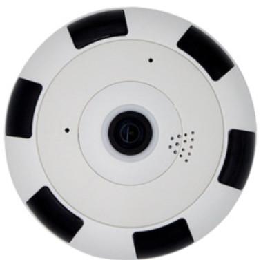 China 360° 960p 1280x960 128G SD 3D Panoramic P2P Plug and play VR IP WIFI IR50M camera for sale
