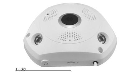 China 3Mp 1920x1080P 128G SD 360° 3D Panoramic P2P IR50M VR wireless and wried both support IP camera Plug and Play for sale