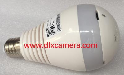 China 1.3Mp 1280x960P 360° 3D Panoramic P2P Wireless IP light bulb camera plug and play support remote control light bulb for sale