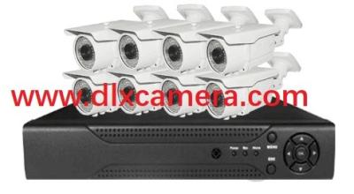 China Outdoor water-proof 8ch Micron 1080TVL Analog Night-vision IR50M Camera DVR with 10inch display Security camera DVR Kit for sale