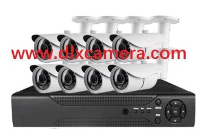China Outdoor 2Mp 1080P 8chs AHD IR Bullet camera ADVR kit with 10inch display water-proof 10inch display ADVR cctv camera kit for sale