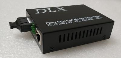 China HD IP Camera to fiber converter Gigabit Ethernet Fiber Optic transmitter and receiver Single port Fiber media Converter for sale