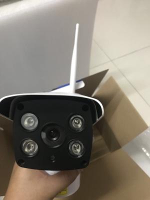 China Outdoor water-proof WIFI Pan/Tilt IR80M 64G SD card Two ways audio IP Bullet camera with remote view function via APP for sale
