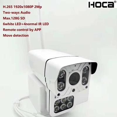 China New 1080P 2Mp Outdoor water-proof P2P Wireless IP camera built-in micro and speaker SD card Two ways voice HD WIFI Camer for sale