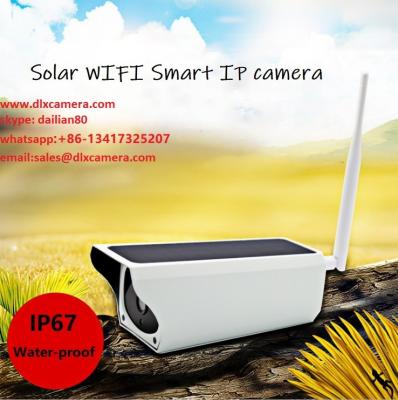 China Outdoor waterr-proof 1920X1080p 2MP Solar power Battery Wireless 128G SD IP CCTV Security Camera Two Ways Audio and APP for sale
