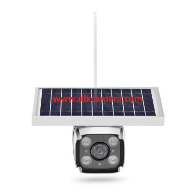 China Outdoor water-proof 1080P 4G LTE Wireless Solar powered HMD camera two ways audio WIFI IP IR bullet camera with SD audio for sale