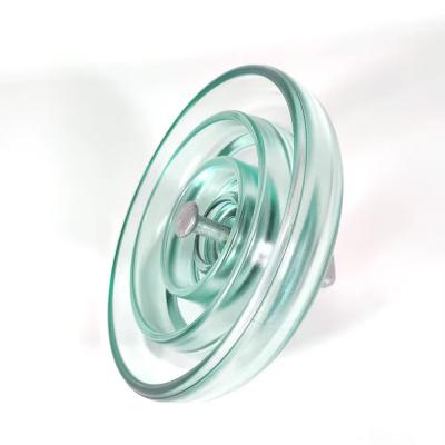 China High Quality Standard Disc-shaped Suspension Glass Insulator ISO Certification for sale