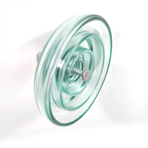 Quality 12S/20kA Standard Disc-shaped Suspension Glass Insulator for sale