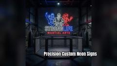 Custom LED Neon Signs Precision Architectural Signage