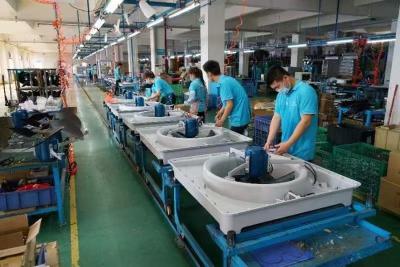 Cina Ventilatore in FRP per serre conico scatola di scarico in fibra di vetro per allevamenti di pollame Ventilatore a pressione negativa in vendita