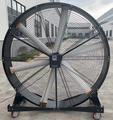 China Hand Push Mobile Pmsm Low Energy Electric Cooling Fan Industrial Stand Fan Mobile for sale
