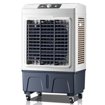 China 70L/120L Industrial Evaporative Air Cooler  Heavy-Duty Portable Cooling Fan with Ice Towel & Wheels for sale