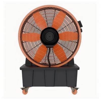 China Industrial Portable Misting Fan 20m Spray Mobile Industrial Evaporative Air Cooler Air Condition for sale