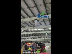 industrial heavy-duty fan 220v 360° rotation with reinforced steel rod 10,000m³/h airflow for factor