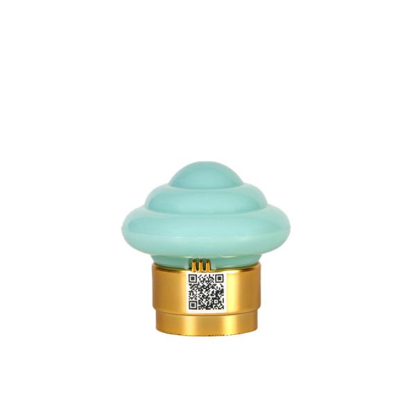 Quality Cloud Shaped PET Anti Tamper Liquor Cap Wine Bottle Caps Embossed Logo for sale