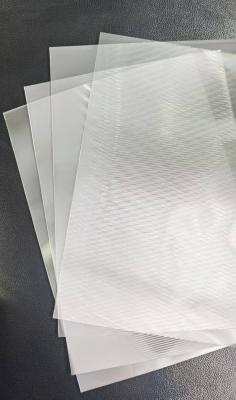 China Transparent PET Lenticular Plastic Sheet 510 X 355mm 0.3mm 161 LPI for sale