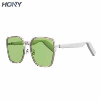 Cina Il suono stereo senza fili Sunglass di musica HD dei nuovi di Bluetooth 5,0 occhiali da sole astuti di sport mette in mostra la cuffia della cuffia avricolare in vendita