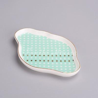 China Beautiful Ceramic trinket and ring dish for gift for sale