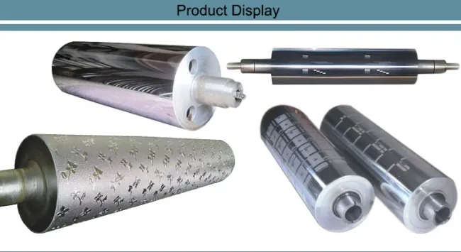 Automotive artificial Plastics garment seamless steel embossing roller