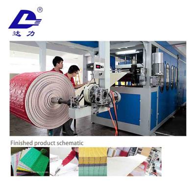 Cina processo di carta termico caldo della laminazione del film della macchina della laminazione dell'estrusione del mattone della parete 3D in vendita