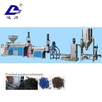 China PP PE Film Recycling Granulation Unit Double Stage Pelletizing Machine 100-400 kg/h for sale