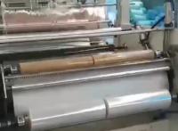 China Three Layer Coextrusion PE Stretch Cling Film Making Machine 1500mm Working Width for sale