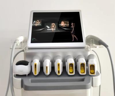 Cina Macchina portatile 3 di bellezza di Liposonix Vmax HIFU in 1 dimagramento del corpo di lifting facciale 7D in vendita