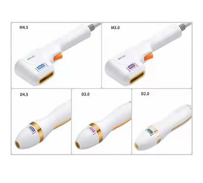 Cina Doppia macchina portatile di lifting facciale di ultrasuono In1 di ultrasuono +RF 2 di MicroUltra della maniglia in vendita