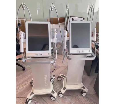 Cina Doppia macchina portatile di lifting facciale di ultrasuono In1 di ultrasuono +RF 2 di MicroUltra della maniglia in vendita
