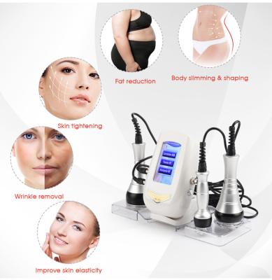 Cina Macchina 3 di Mini Fat Blasting Cavitation Beauty in 1 macchina multipolare di 40K rf in vendita