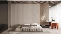 China Fireproof 3D MDF Wall Panels For Engineering Project for sale
