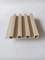 China Light Yellow Wpc Wall Cladding For Wall Decoration for sale
