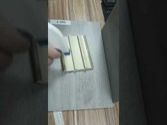 OEM ODM PVC Redwood Skirting Board Film Coated For Flooring Covering