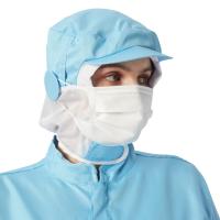 China Dustproof Polyester Mesh Food Processing Hat 35g One Size Fits All for Beverage Factory Workshop for sale