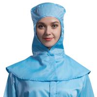China Dustproof Cleanroom ESD Hat Breathable Mesh Cap for Food Processing Workshop 60cm for sale