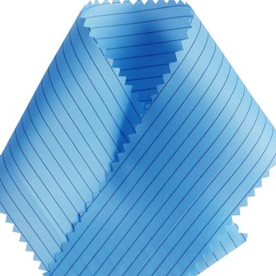Китай 100D полиэфирная ткань из углеродного волокна ESD 105gsm 10e6-10e9 Ом продается