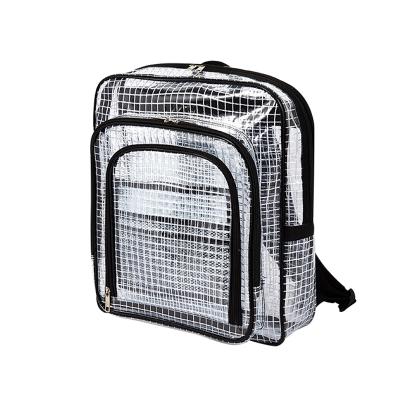 Китай Прозрачный антистатический рюкзак 40x35x15 см ПВХ продается