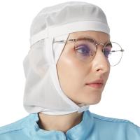 China Lightweight Polyester-Cotton Food Processing Cap 60g Custom Logo for Cleanroom Workshop for sale